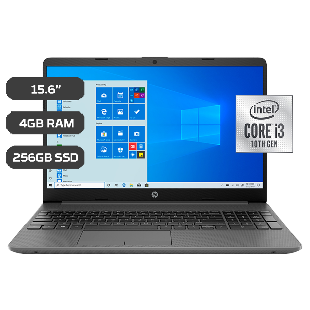 Notebook HP 15 - DW1085LA 15.6'' Intel Ci3 10110U - 4GB DDR4 - 256GB ...